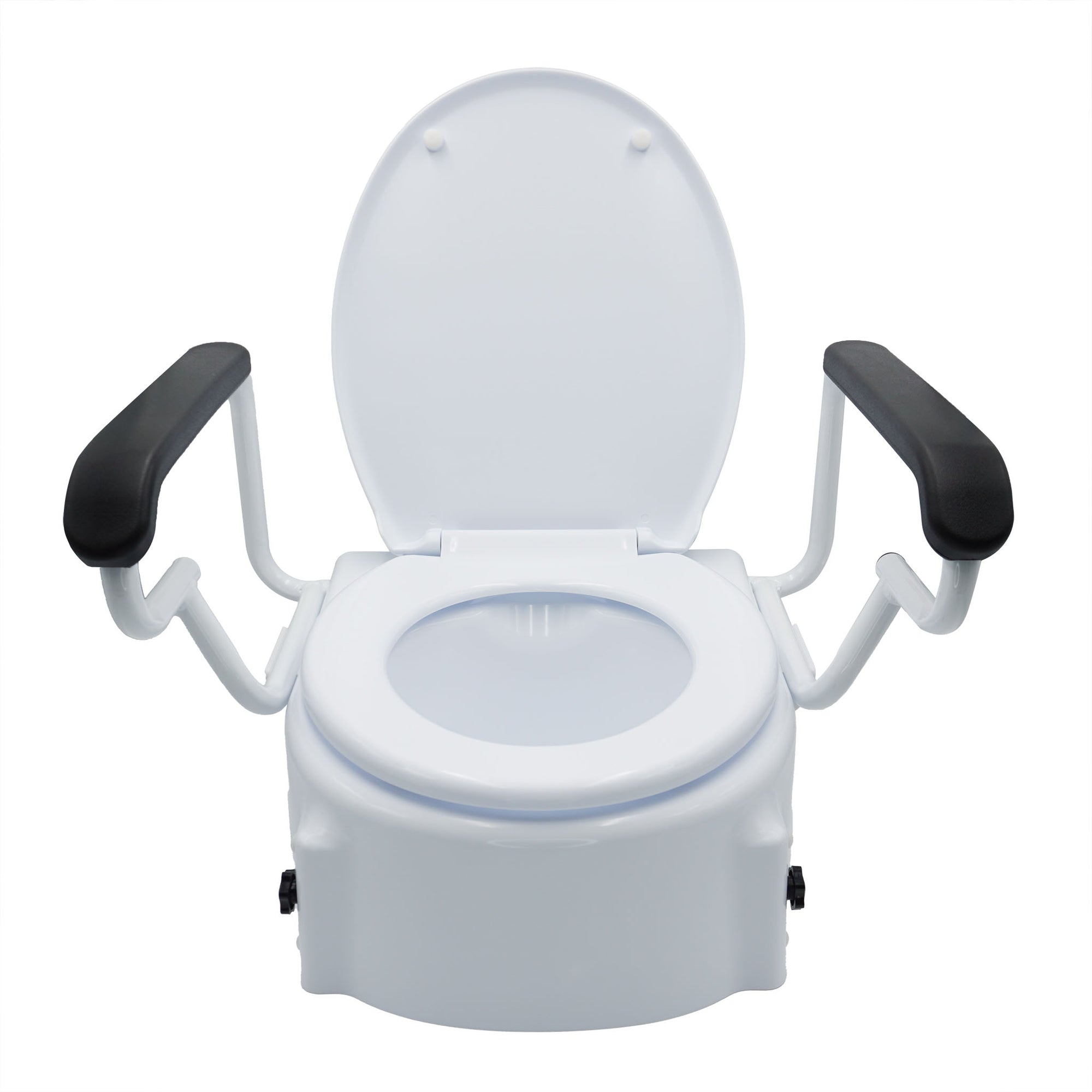 Toilet Seat Raiser with Handles | Adjustable Raised Toilet Seat – The ...
