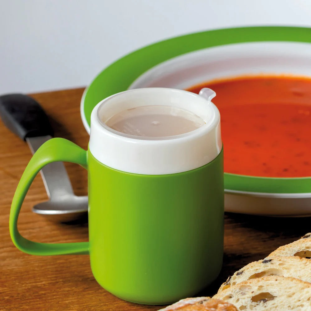 Ornamin mug lids | controlled flow of drinks | Adult sippy cup – The ...