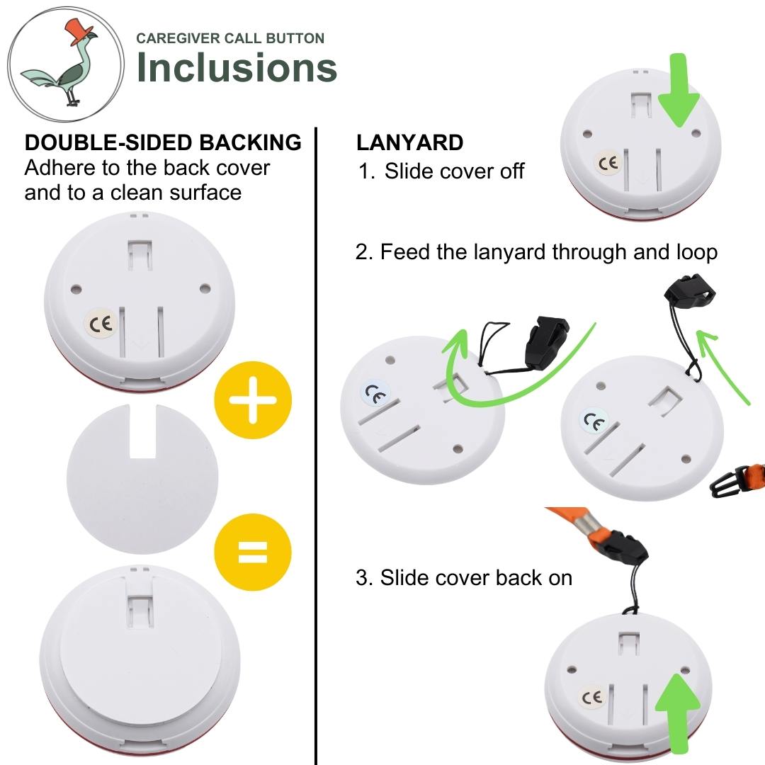 Caregiver Call Button | Vibrating, Flashing & Loud Doorbell Australia ...