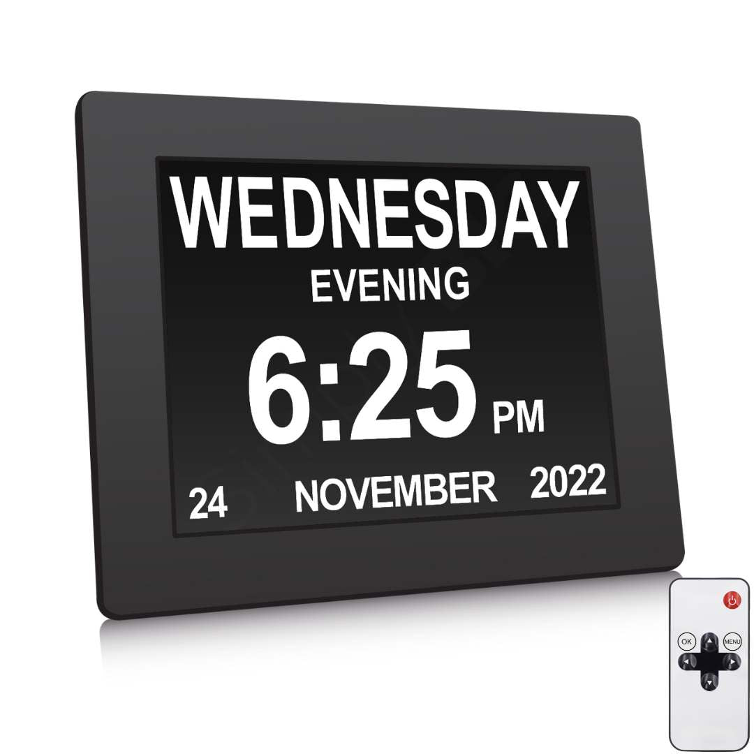 Dementia Clock with voice reminders | Reminder Clock | Senior's Clock ...