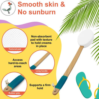 Sunscreen applicator | Lotion applicator | Long-handled applicator ...
