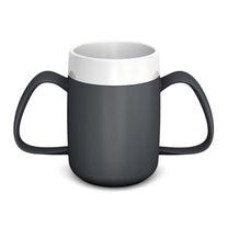 Two-handled mug | Two-handled coffee mug | drink without tipping head ...