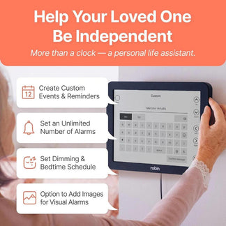 Robin Dementia Day Clock | Dementia Clocks | Reminder Clocks Australia ...